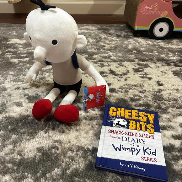 Toys | Diary Of A Wimpy Kid Cheese Bits Hardcover Book Plush Character ...